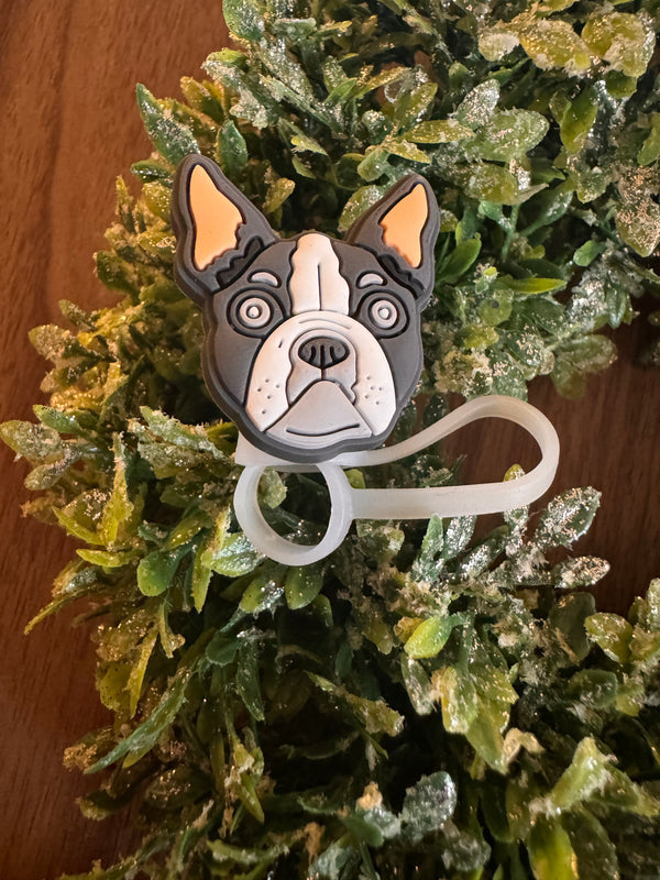 French Bull Dog Straw Topper – Sparkly Sisters & Their Momma
