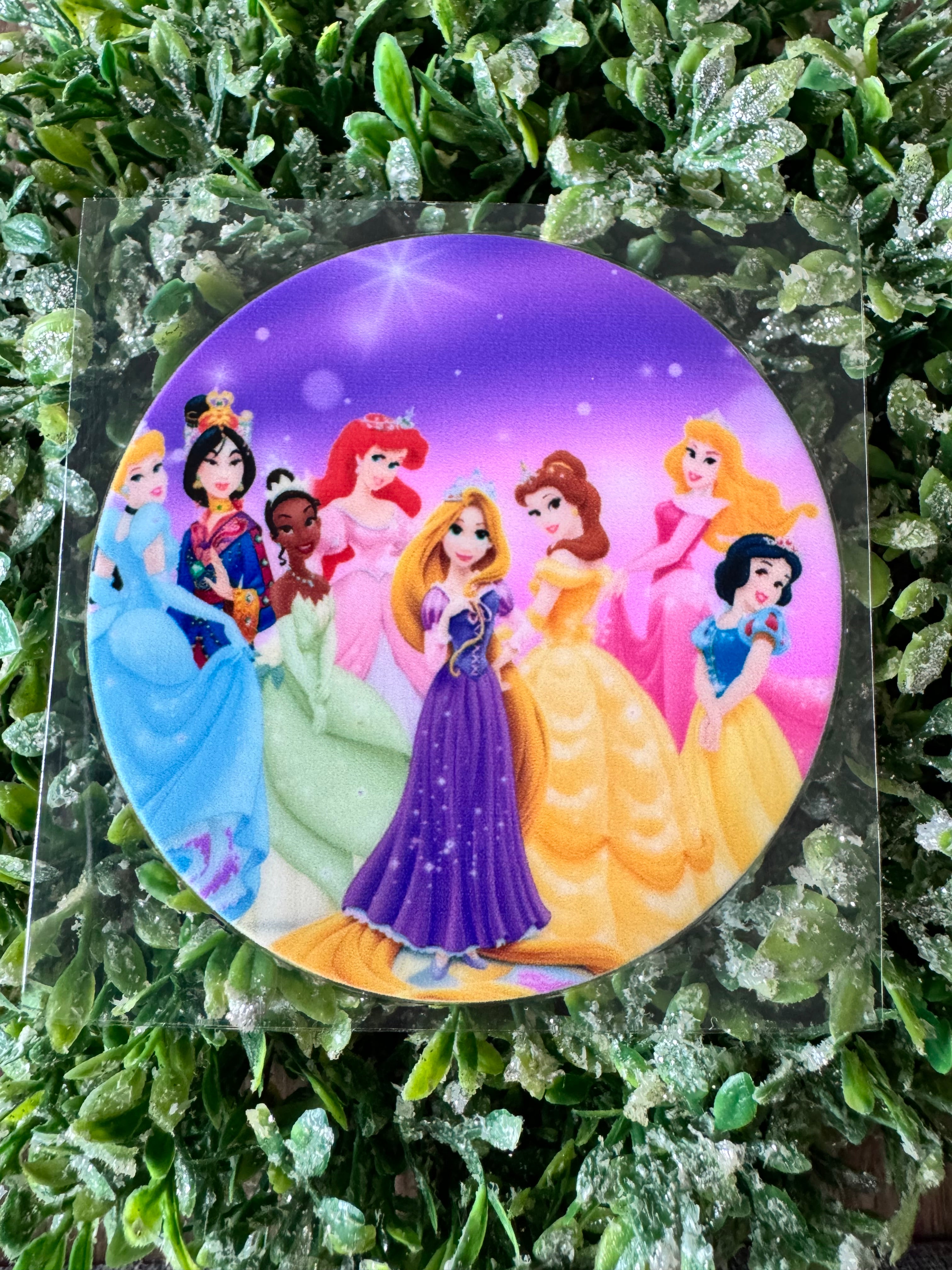 Purple Princesses Circle Decal – Sparkly Sisters & Their Momma
