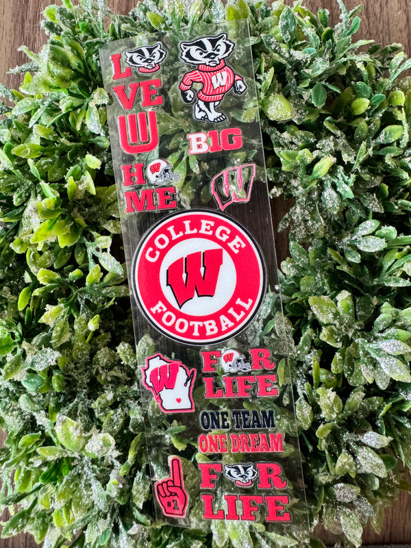 Wisconsin Uni Pen Wrap – Sparkly Sisters & Their Momma