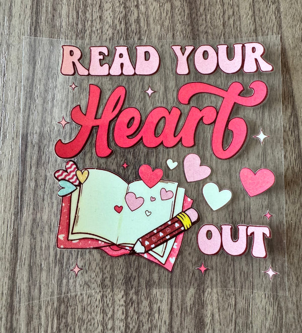 Read Your Heart Out Decal – Sparkly Sisters & Their Momma